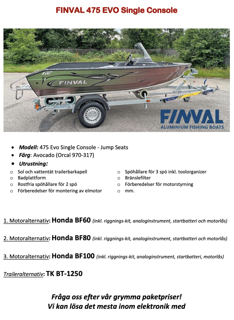 Lagerboote – Småland Sportfiske AB